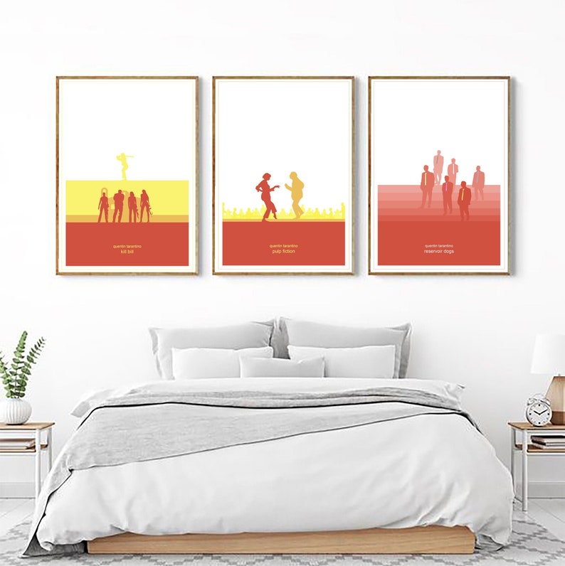 Quentin Tarantino Poster Collection, Pop Culture Print, Minimal Home ...
