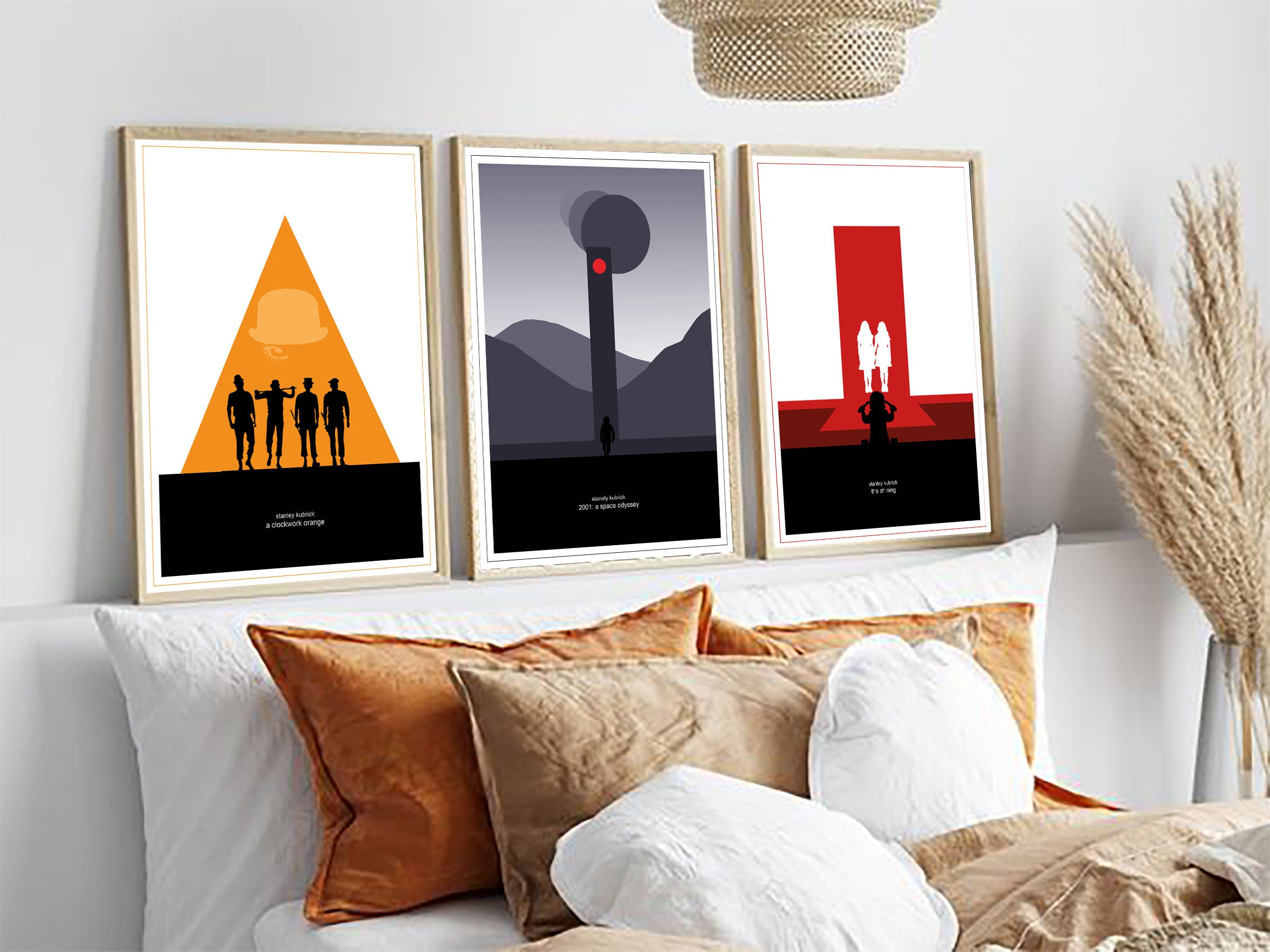 Vintage Stanley Kubrick Movie Poster Collection A Space Odyssey Wall ...