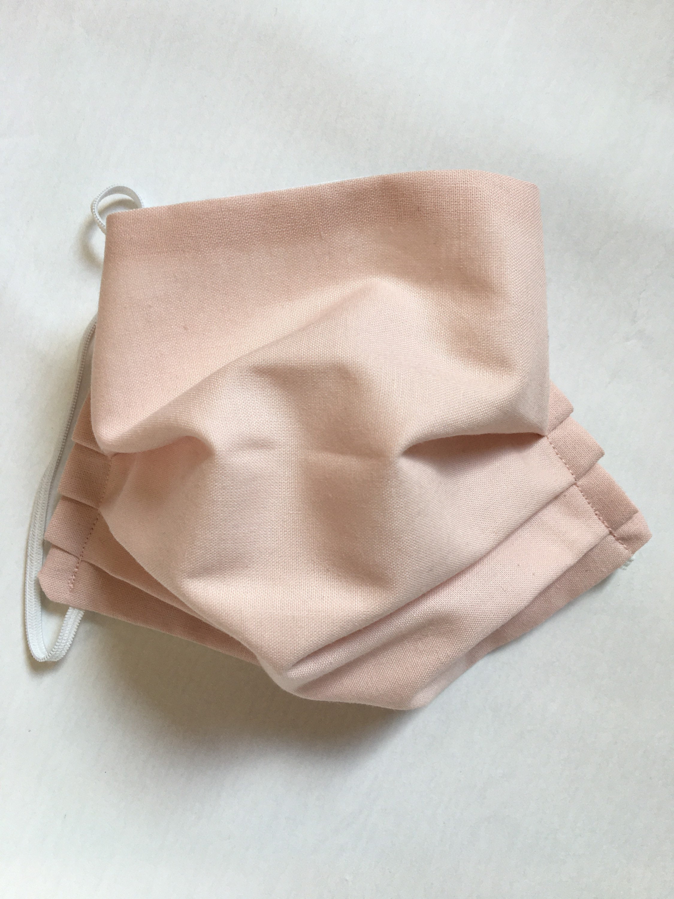 Pink Blush Reusable Face Mask, 100 % Cotton Facemask, Washable, 2 ...