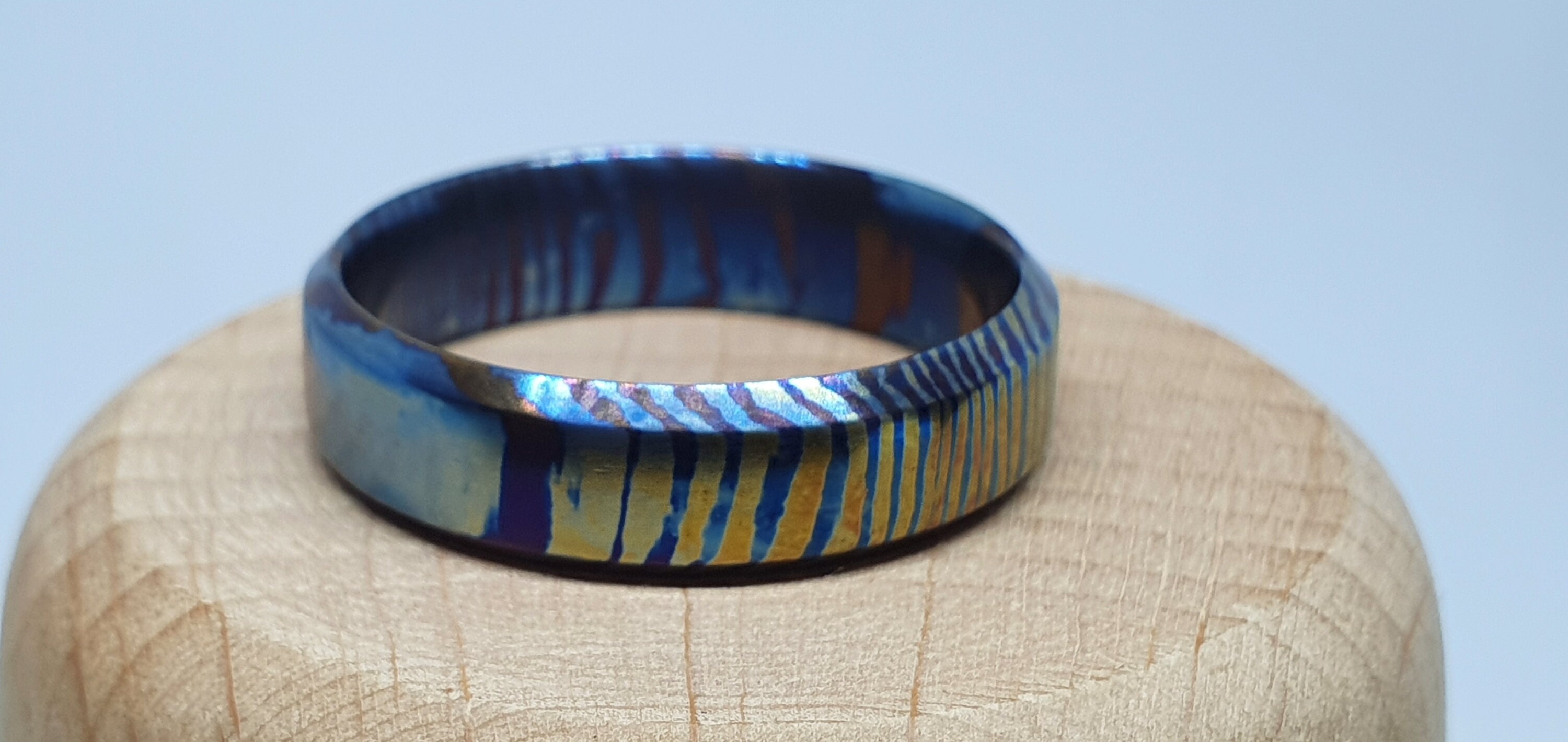 Don Pattern Timascus Damascus Ring - Etsy