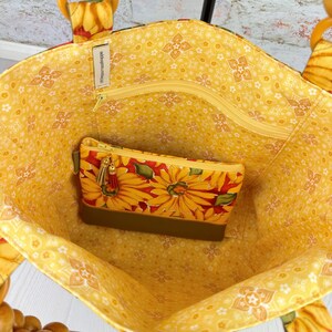 Sunflower Handbag, Shoulder Bag - Tote, Summer, Floral, Yellow ...