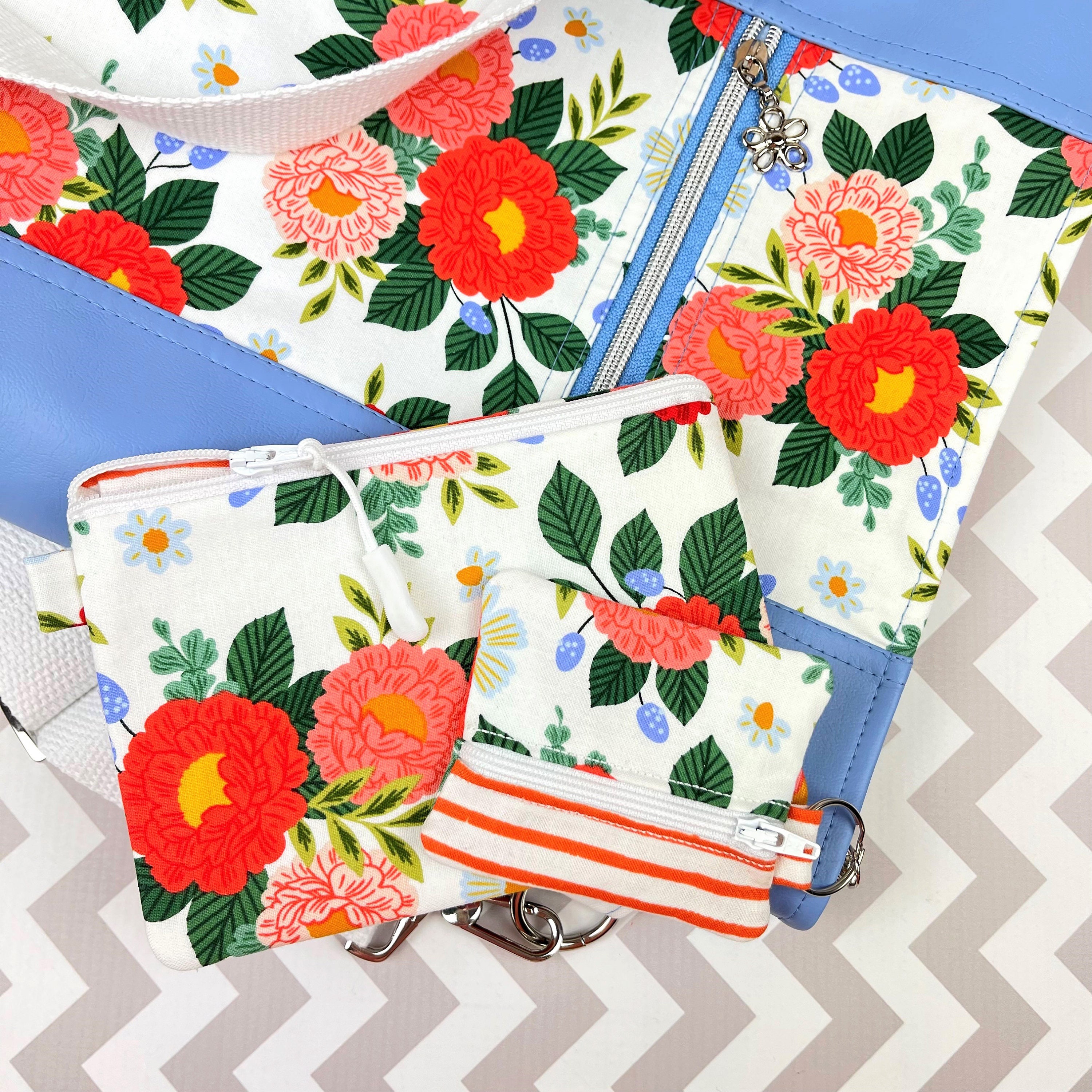 Southern Summer Tote Bag Periwinkle Blue, Floral, Summer, Tote, Bag ...