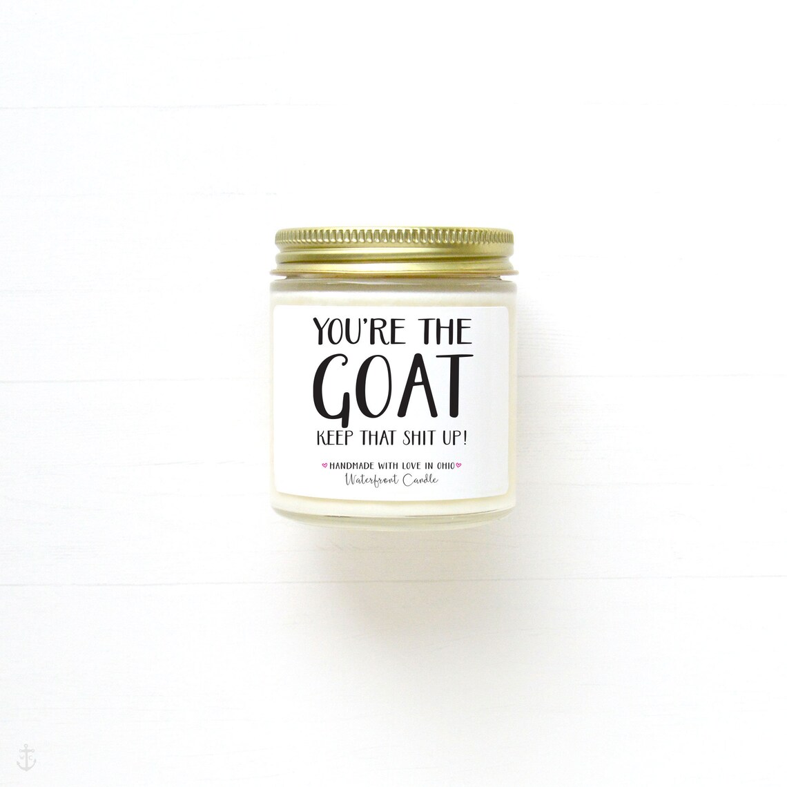 YOU'RE the GOAT Candle Gift Funny Candle Gift Best | Etsy