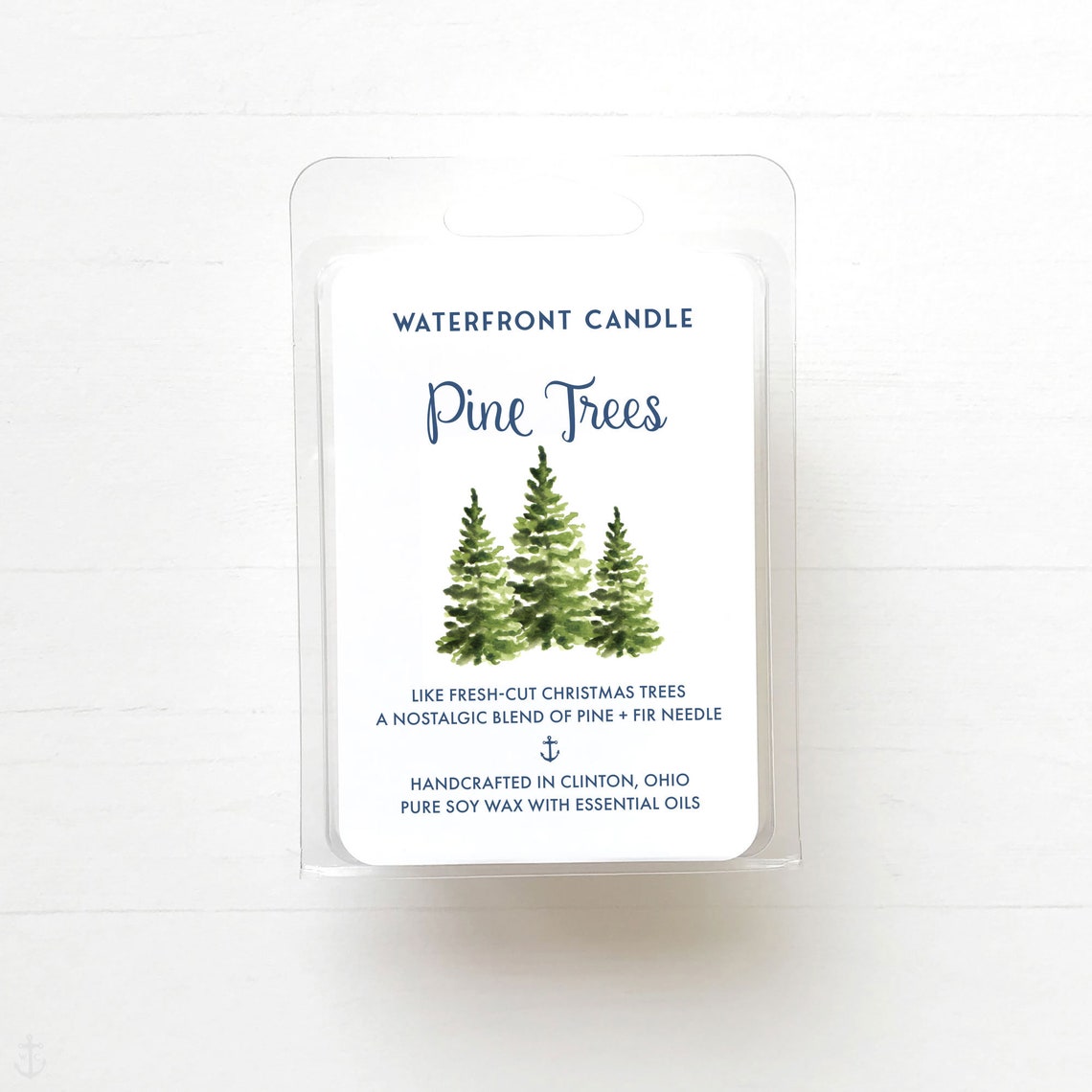 Pine Scented Candle Pine Trees Scented Candle Winter Home | Etsy