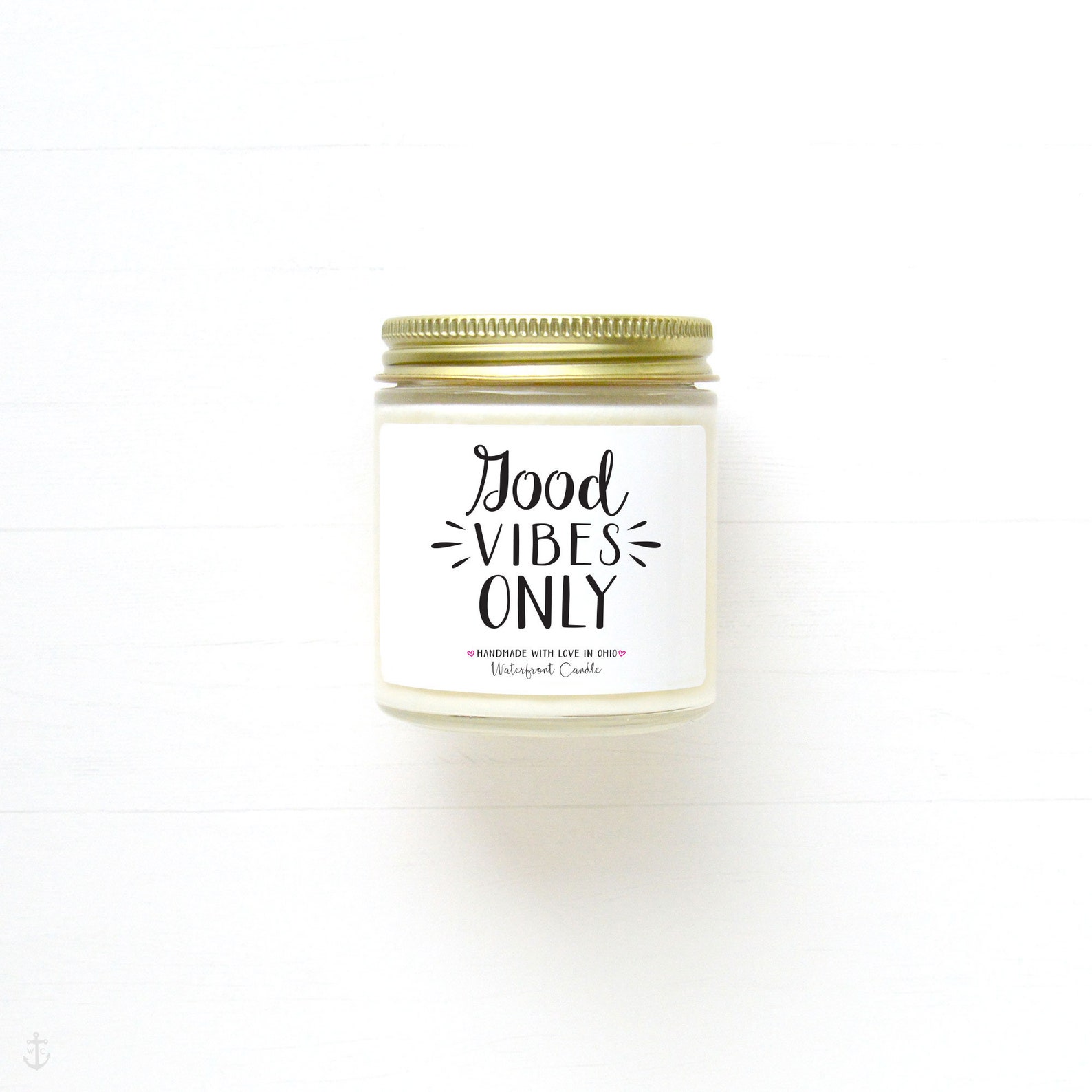 Good Vibes Only Candle Inspirational Gift Encouragement | Etsy