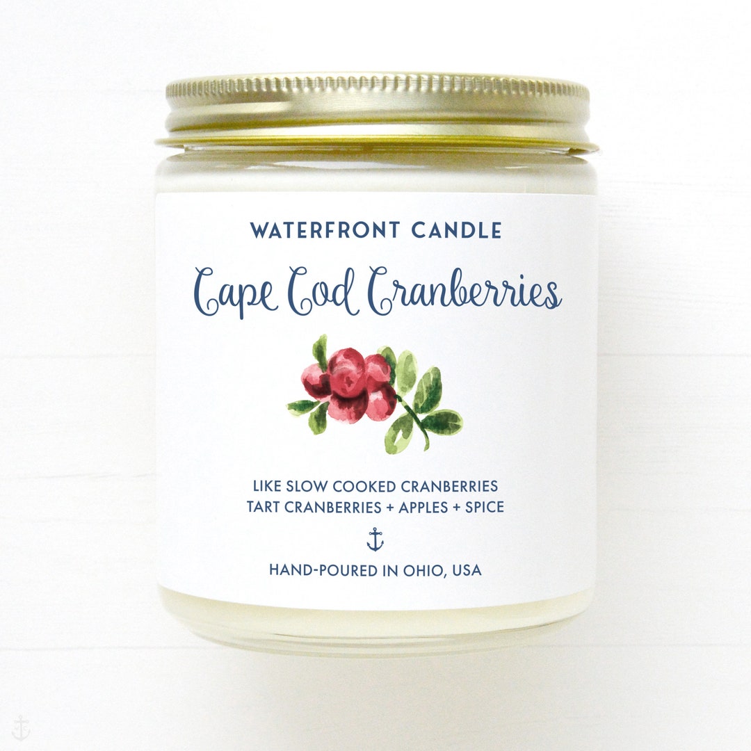 CAPE COD CRANBERRIES Candle Homemade Candles Luxury Candle Best Friend ...