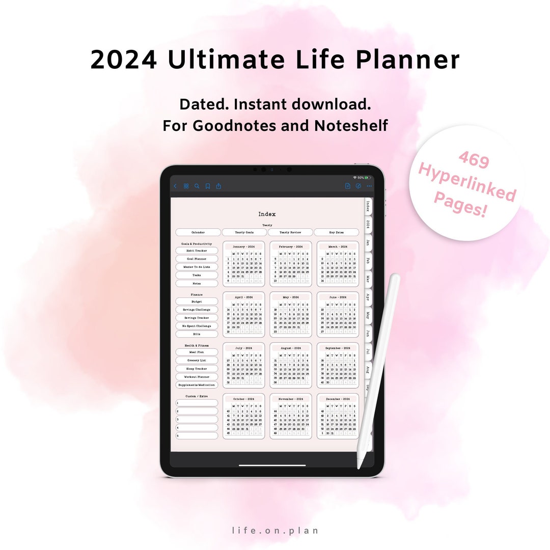 2024 Ultimate Life Planner - Etsy
