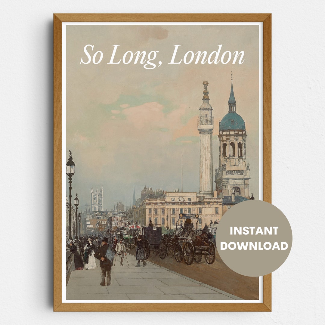 So Long, London Poster Taylor Swift Inspired Poster Song Digital Music ...