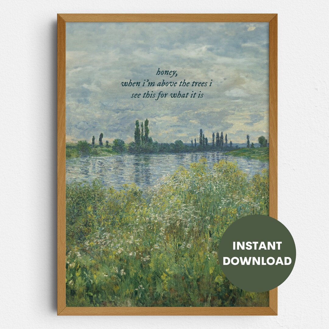 Happiness Lyric Poster Taylor Swift Inspired Poster Evermore Album ...