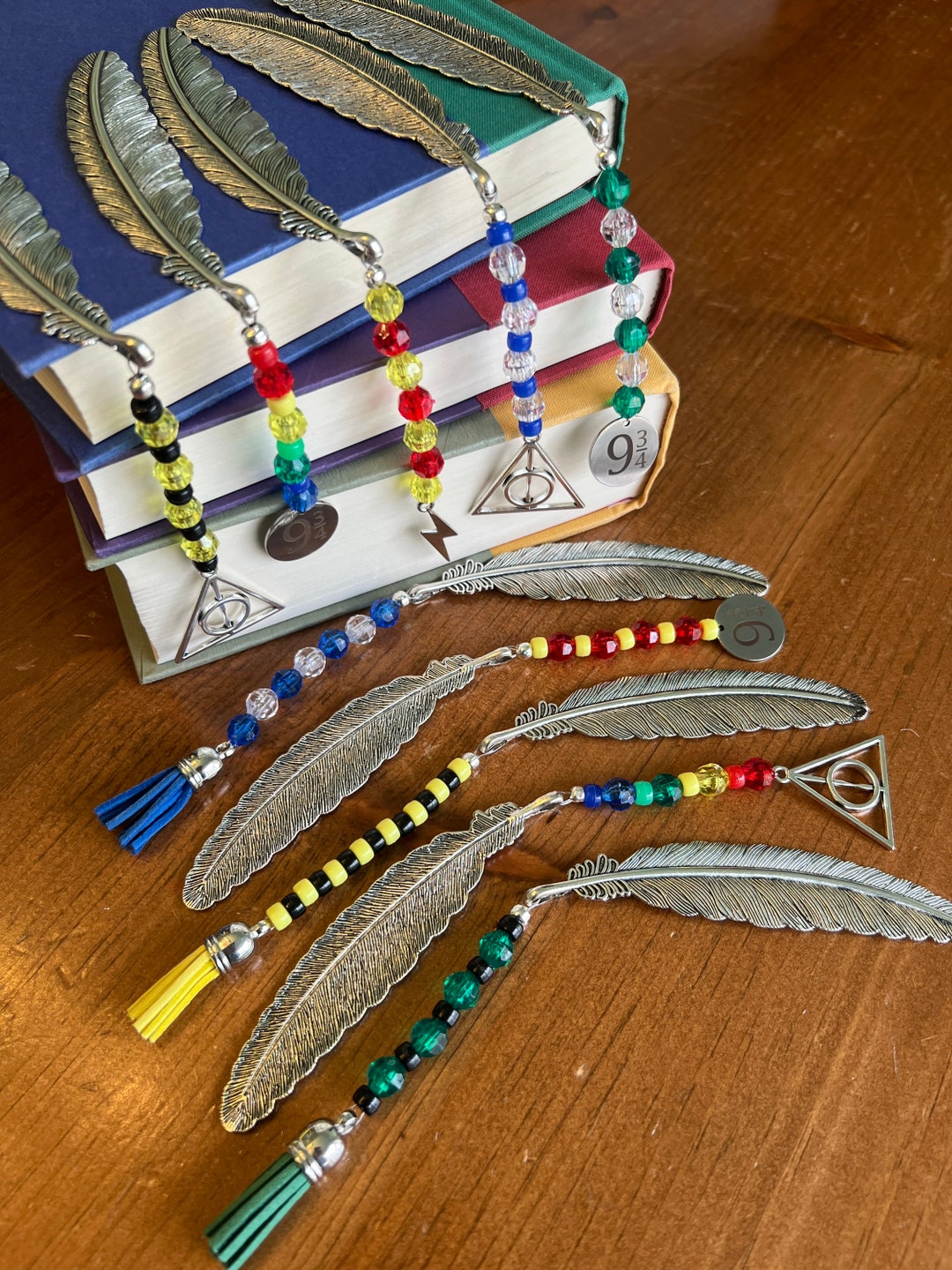 Wizard Quill Metal Bookmark - Etsy