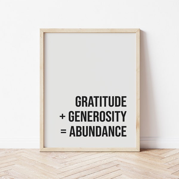 Generosity - Etsy