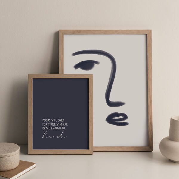 Abstract Face - Etsy