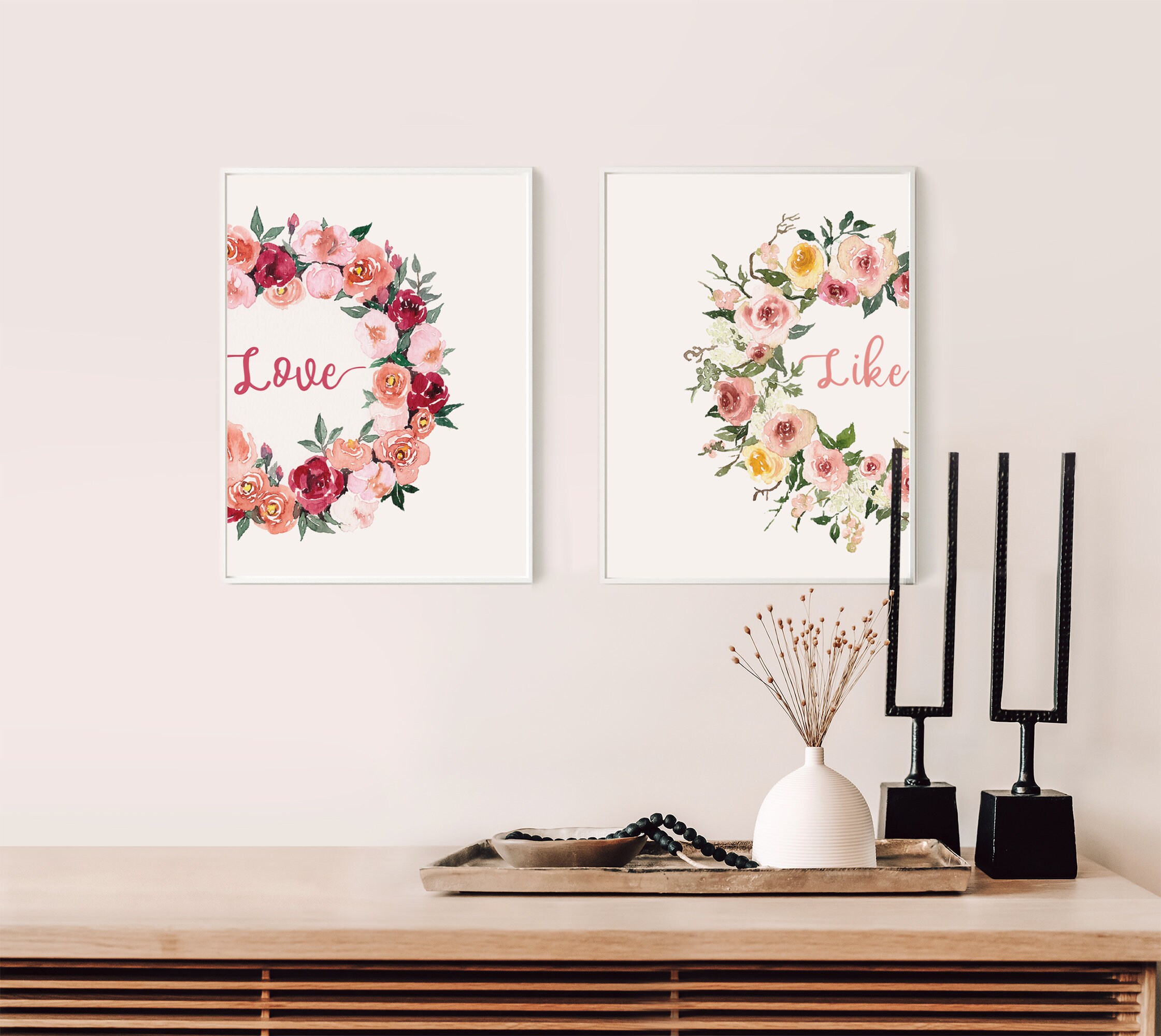 Wall Art Set Set of Printsbotanical Print Set Printable - Etsy