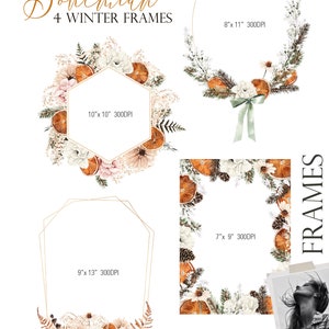 Winter Boho Flower, Winter Bohemian, Boho Flower, Dried Orange ...
