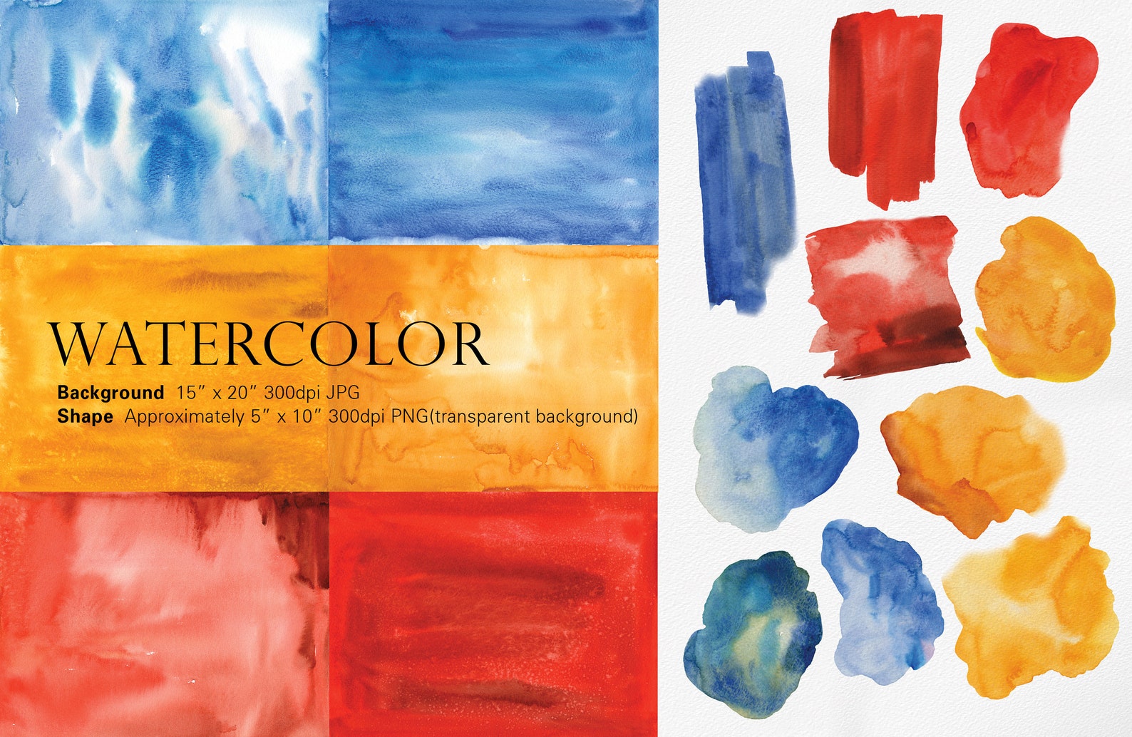 Watercolor Background Clipart Watercolor Border Watercolor - Etsy