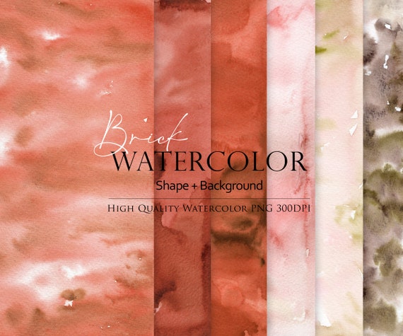 Watercolor Background Clipart Watercolor Border Watercolor - Etsy