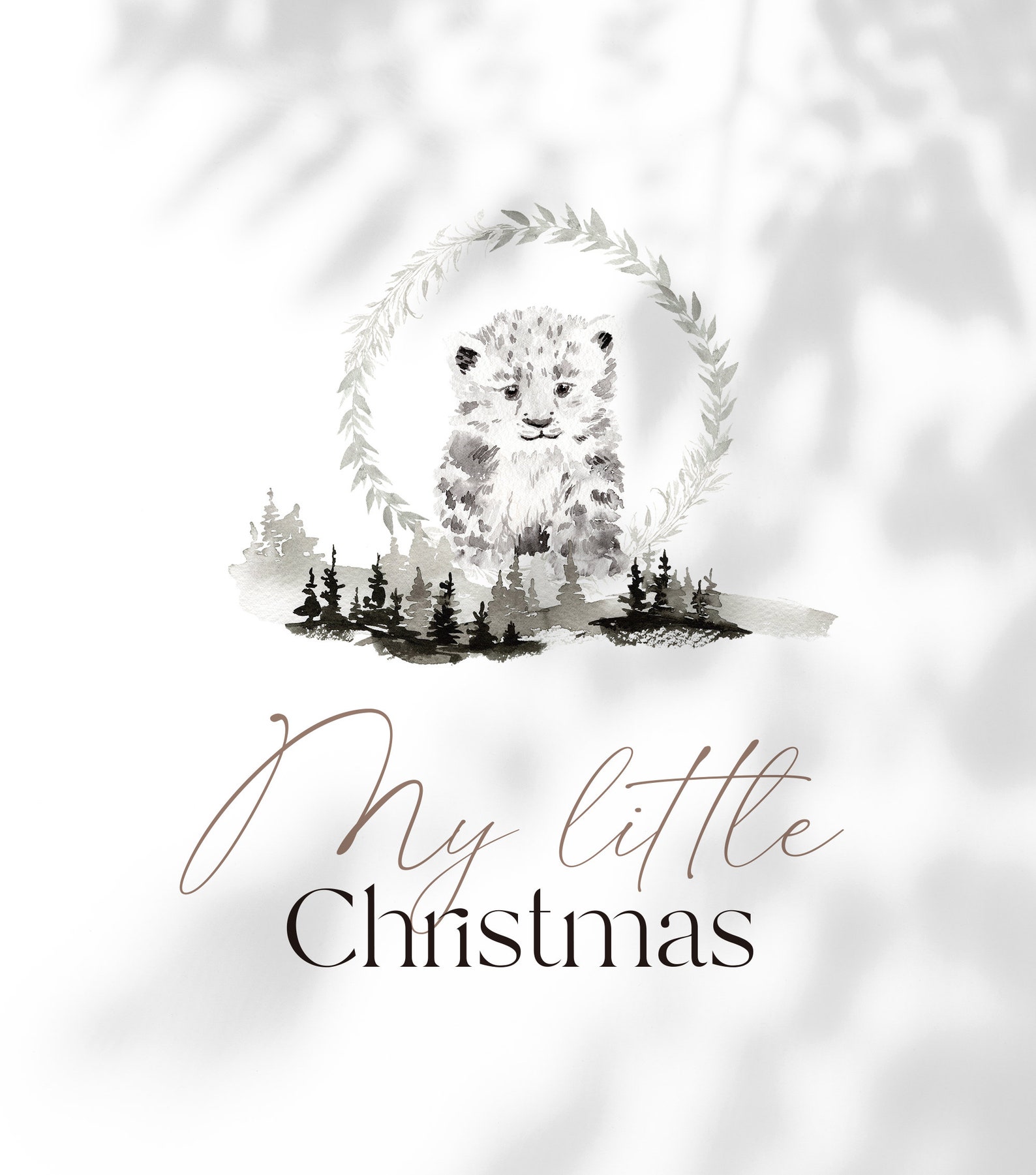 Watercolor Winter Clipart, Christmas Clipart, Christmas Watercolor Clipart, Winter Clipart ...