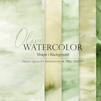 Watercolor Ombre Digital Paper. Handpainted Blue, Lavender Watercolor ...