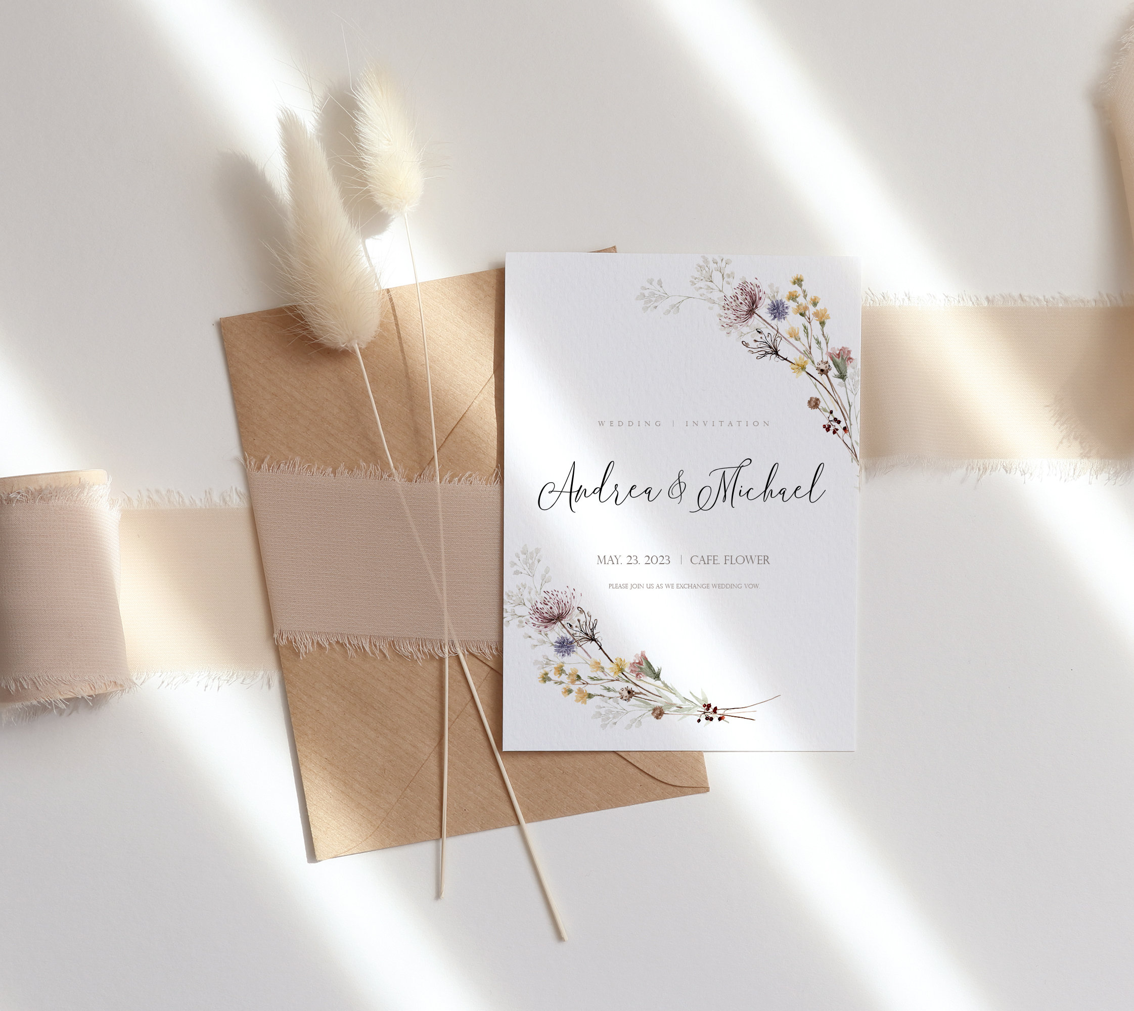 Boho Wild Flowers Watercolor Wild Flower Wild Flower PNG - Etsy