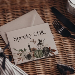 Spooky CHIC, Watercolor Clipart, Watercolor Halloween, Halloween ...