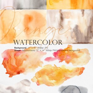 Watercolor Background Clipart, Watercolor Border, Watercolor Shape ...