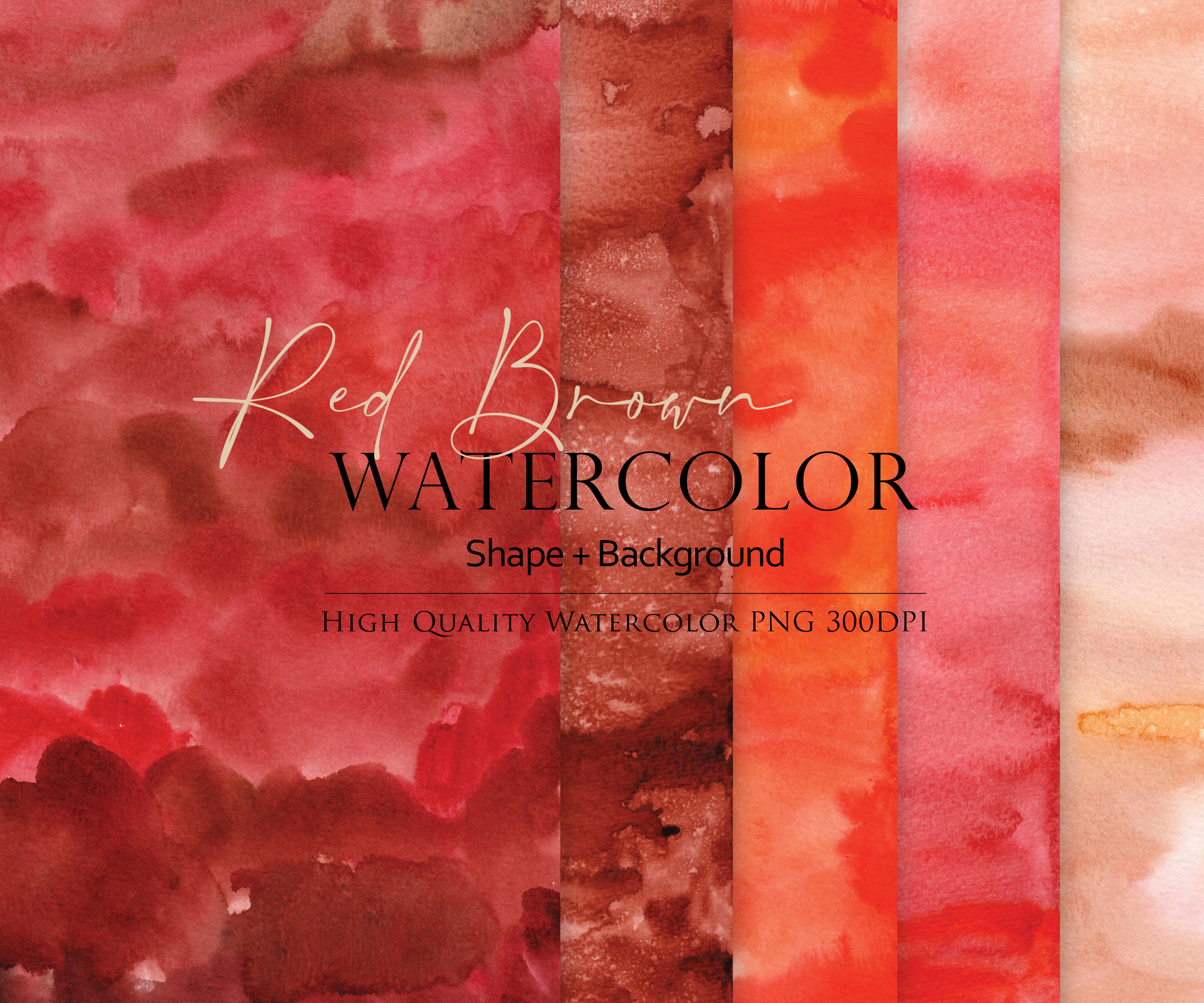 Watercolor Background Clipart Watercolor Border Watercolor - Etsy