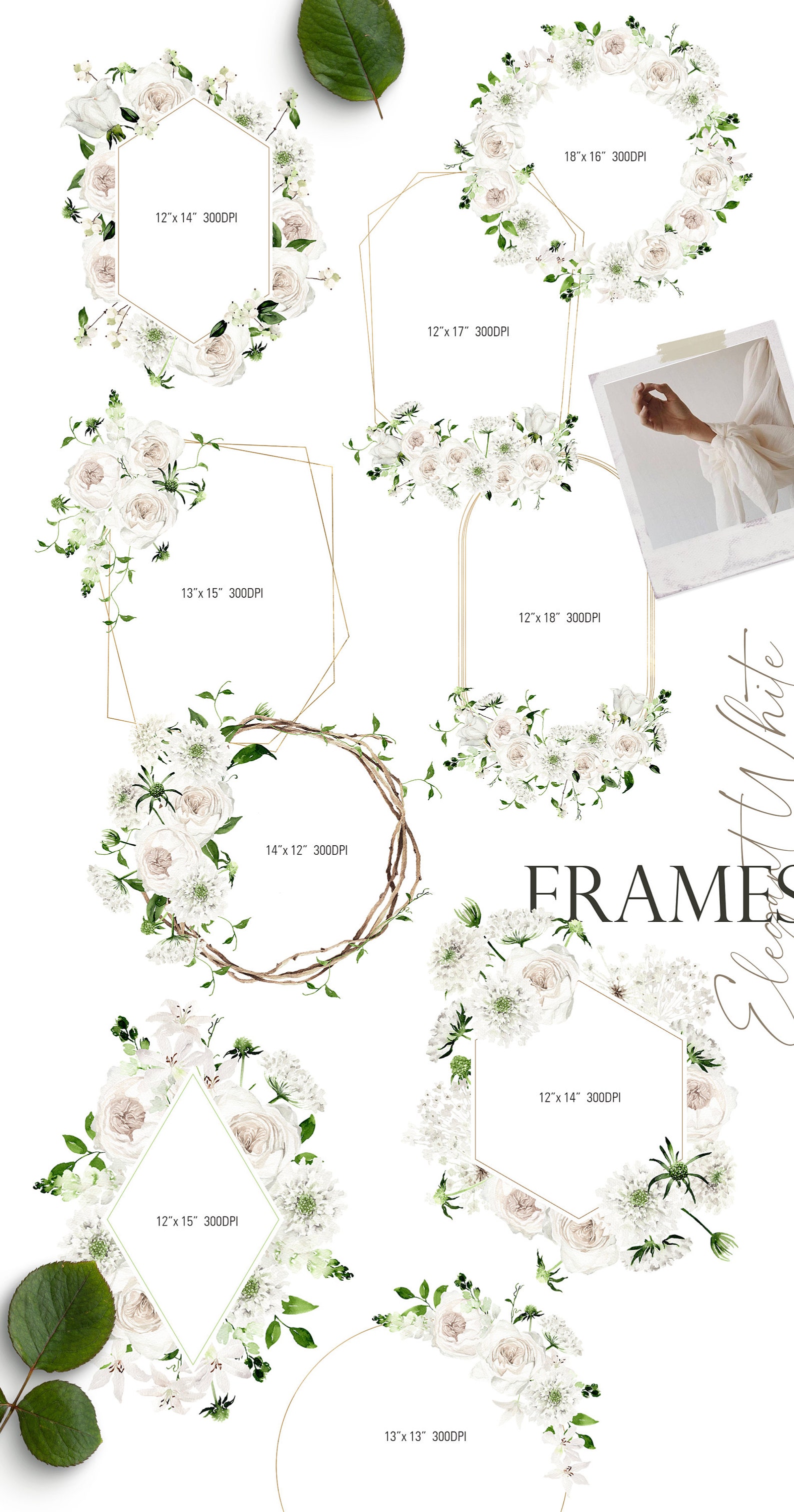 Elegant wedding Watercolor flower Watercolor flower PNG | Etsy