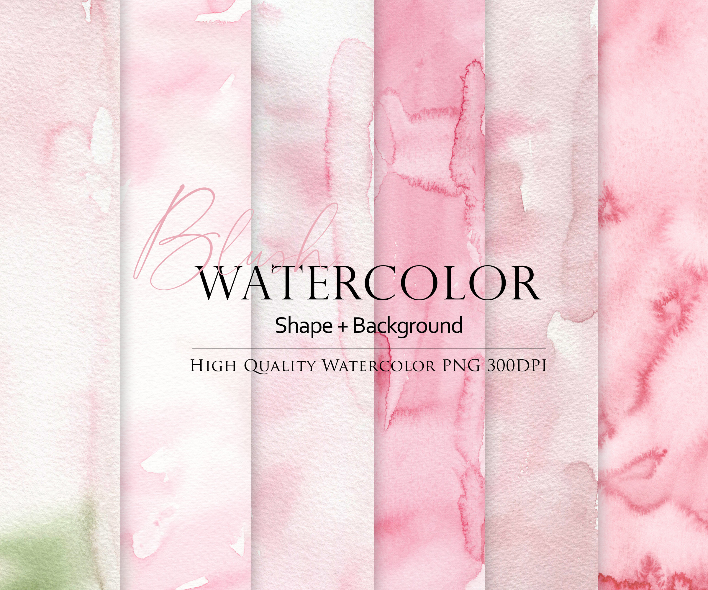 Watercolor Background Clipart, Watercolor Border, Watercolor Shape ...