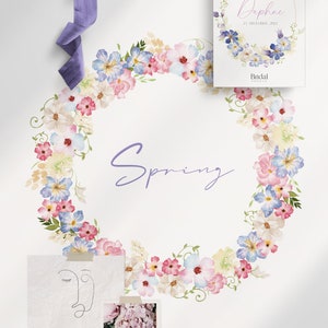 Spring Fairy Flower, Watercolor Flower, Flower Clipart, Pastel Flower ...