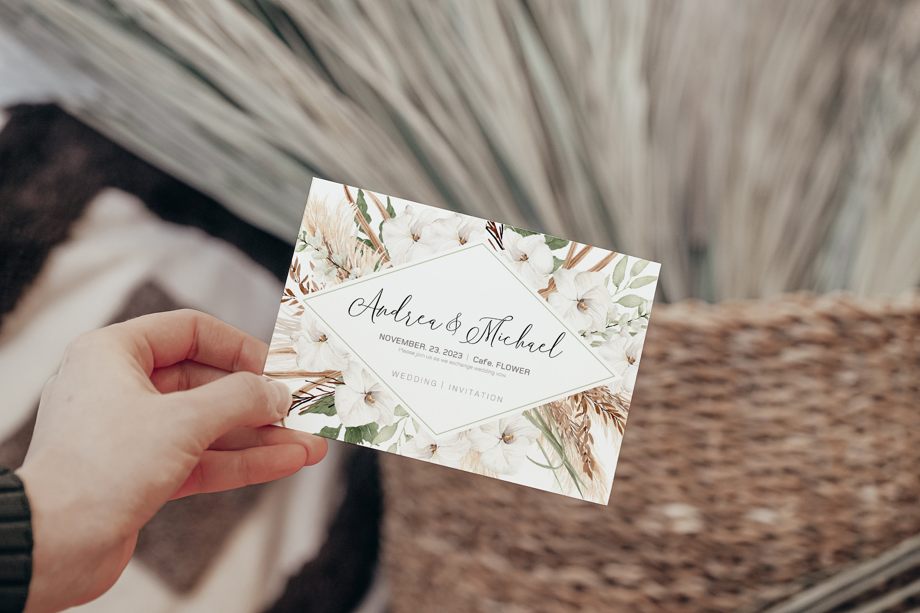 Elegant Boho Flower Boho Flower Watercolor Flower | Etsy