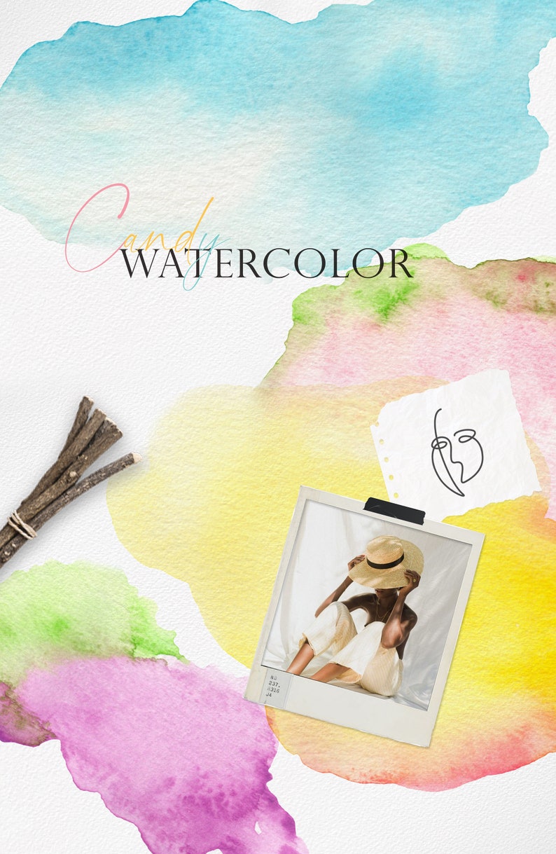 Watercolor Background Clipart, Watercolor Border, Watercolor Shape ...