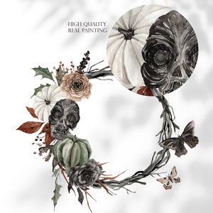 Spooky CHIC, Watercolor Clipart, Watercolor Halloween, Halloween ...