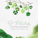 Watercolor St. Patrick's Day Clipart, Clover Clipart, St Patricks Day ...