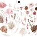 Boho Pink Flowers, Watercolor Flower, Boho Flower PNG, Bohemian Pink ...