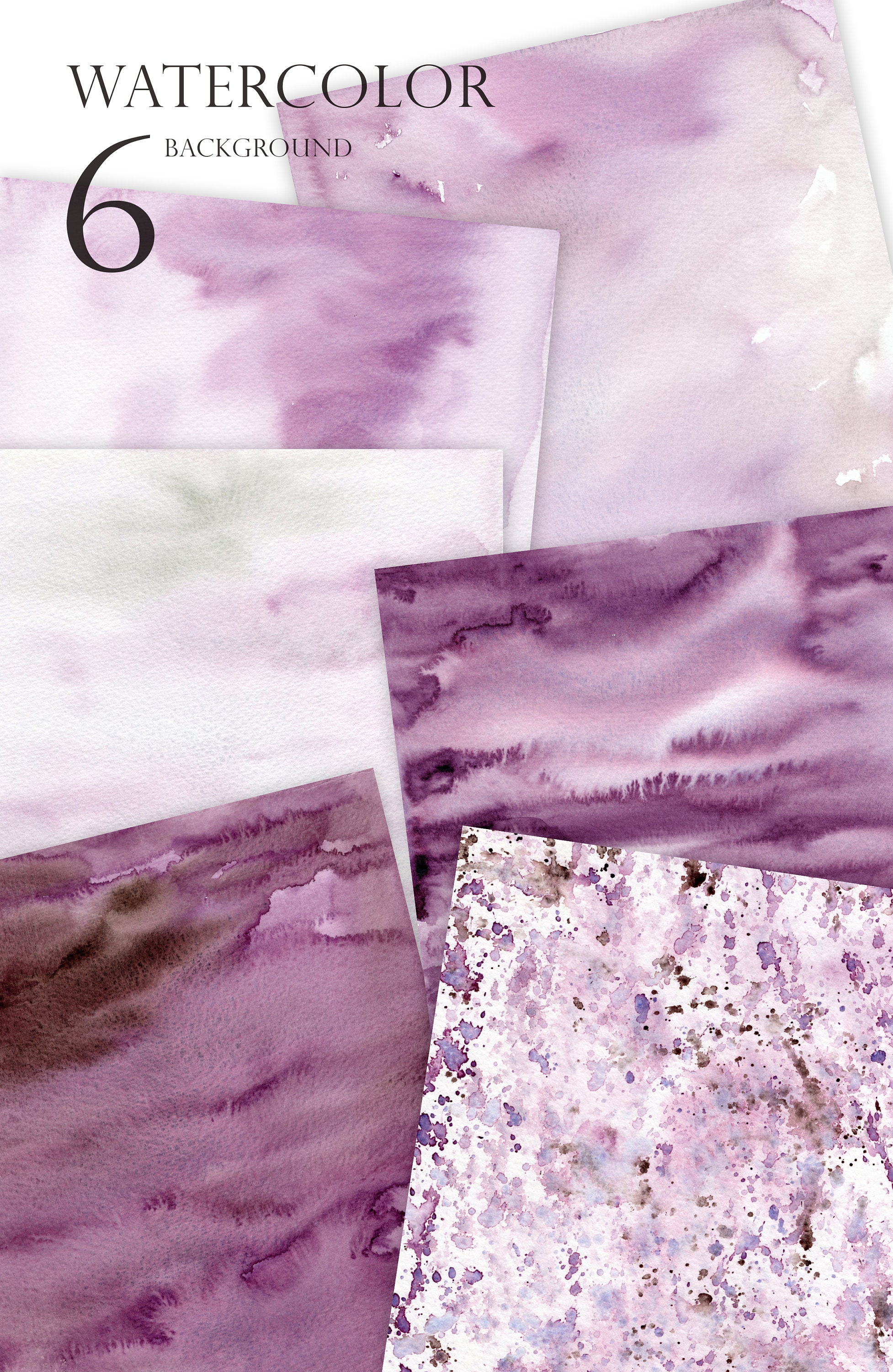 Watercolor Background Clipart Watercolor Border Watercolor | Etsy