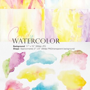 Watercolor Background Clipart, Watercolor Border, Watercolor Shape ...