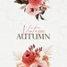 Vintage Autumn Flower, Watercolor Flower PNG, Fall Clipart, Fall Floral ...