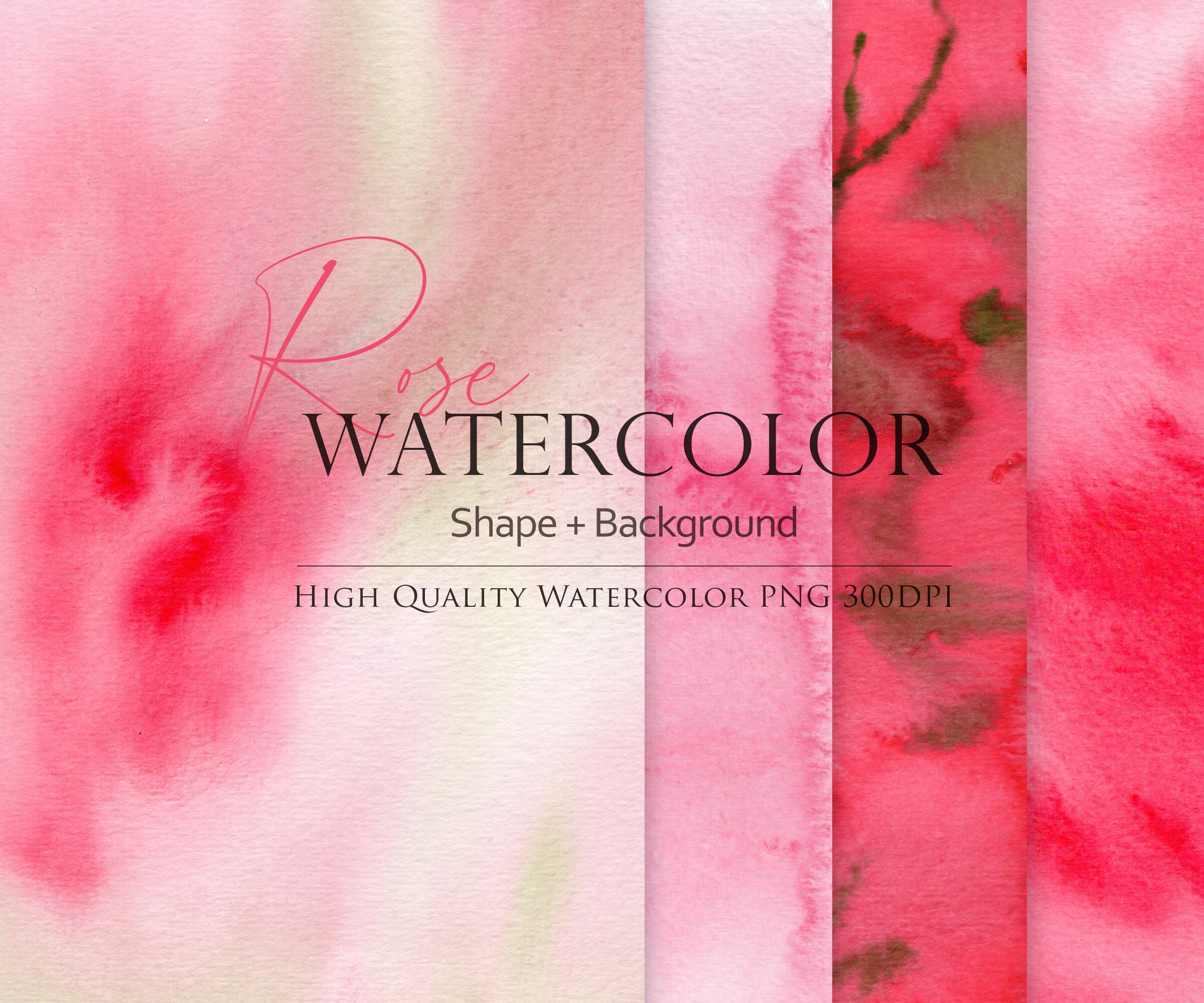 Watercolor Background Clipart Watercolor Border Watercolor | Etsy