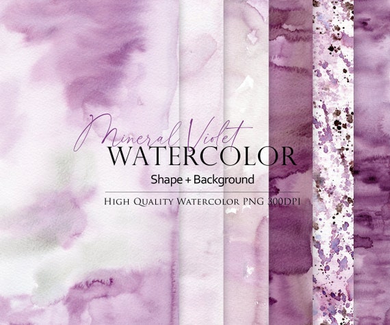 Watercolor Background Clipart Watercolor Border Watercolor | Etsy