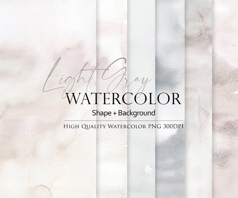 Watercolor Background Clipart Watercolor Border Watercolor - Etsy