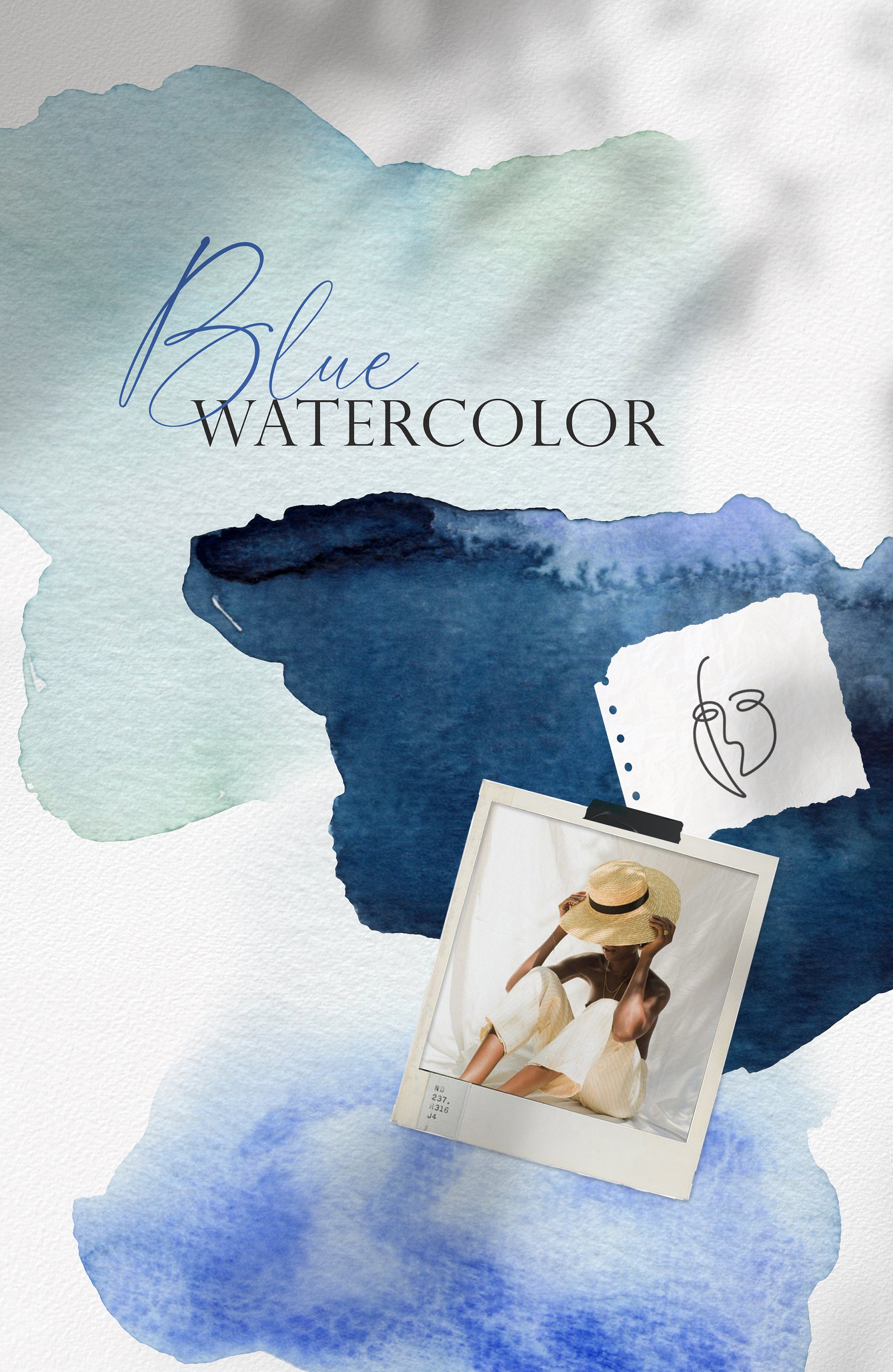 Watercolor Background Clipart Watercolor Border Watercolor | Etsy