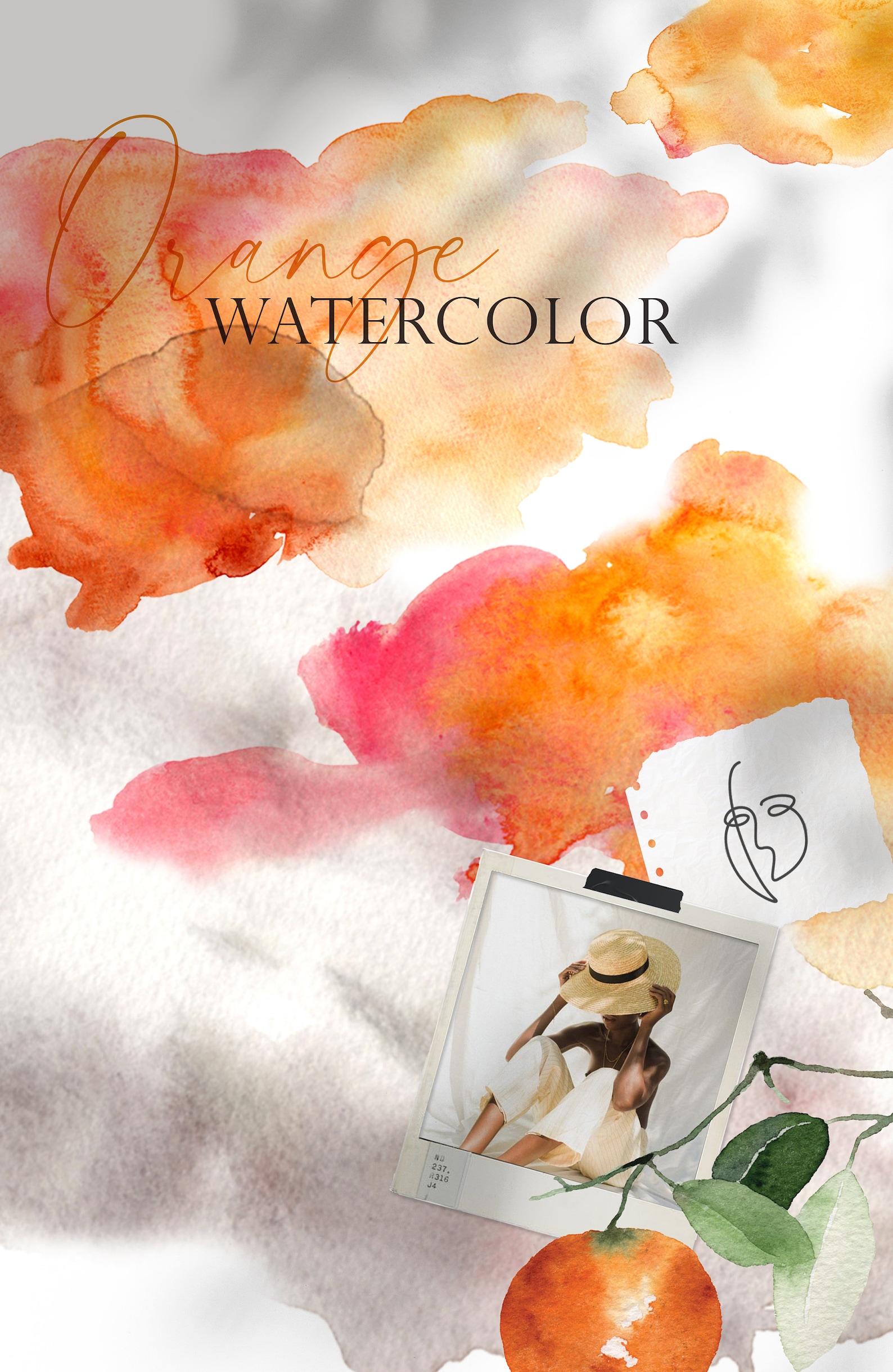 Watercolor Background Clipart Watercolor Border Watercolor - Etsy