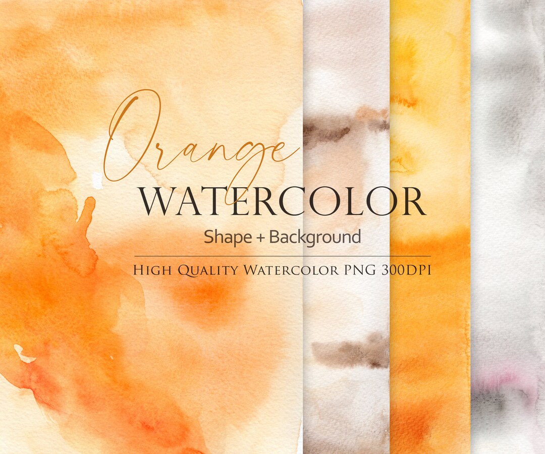 Watercolor Background Clipart, Watercolor Border, Watercolor Shape ...