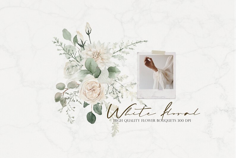 Sage Green Flower Watercolor Botanical Art Watercolor Leaf - Etsy