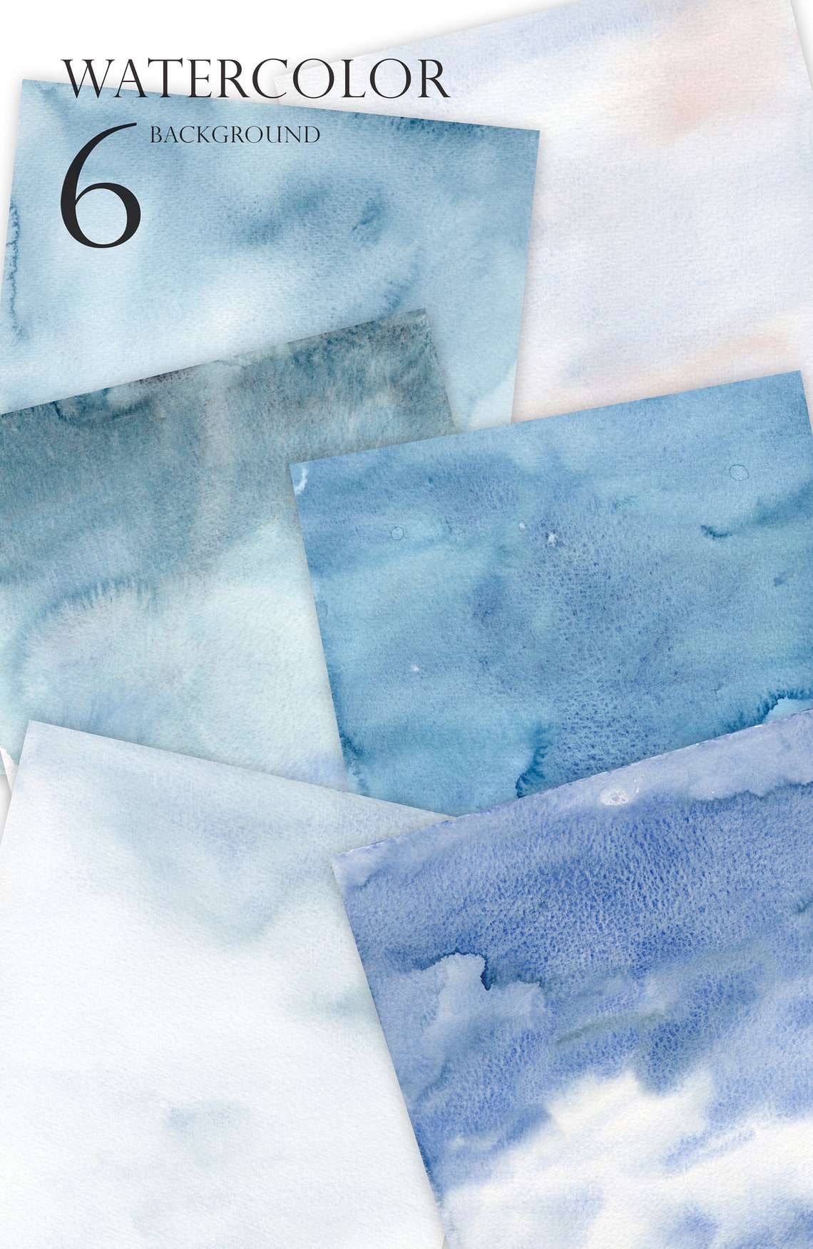 Watercolor Background Clipart Watercolor Border Watercolor - Etsy