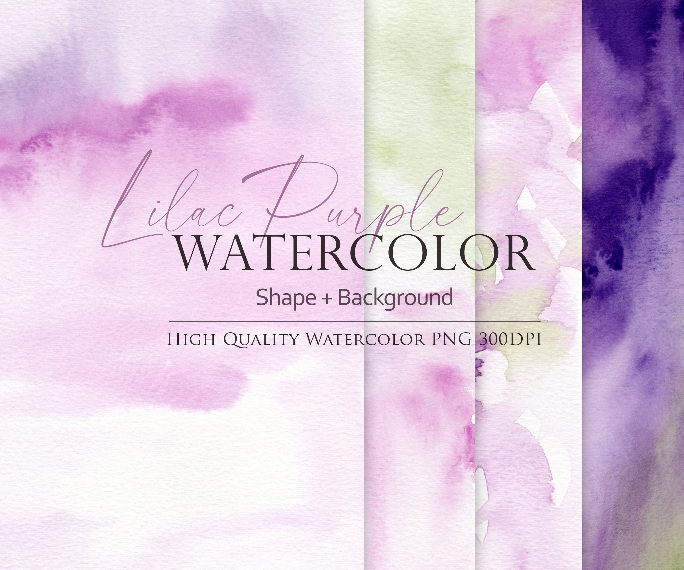 Watercolor background clipart Watercolor border Watercolor | Etsy