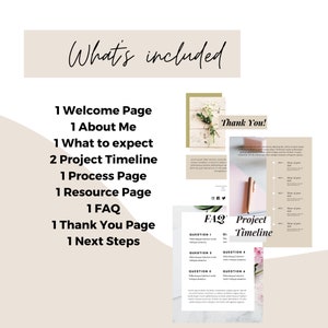 Client Welcome Packet Client Onboarding Packet Canva | Etsy