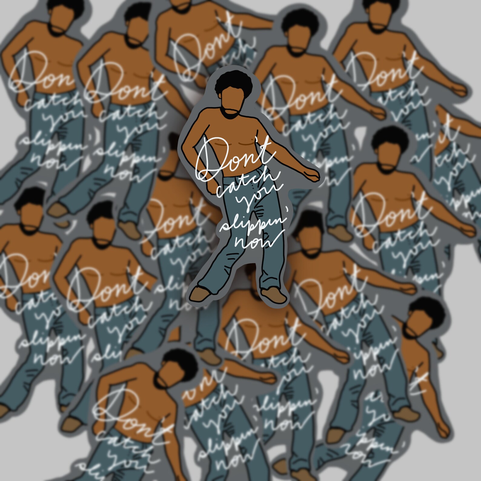 Don't catch you slippin' now sticker | Etsy