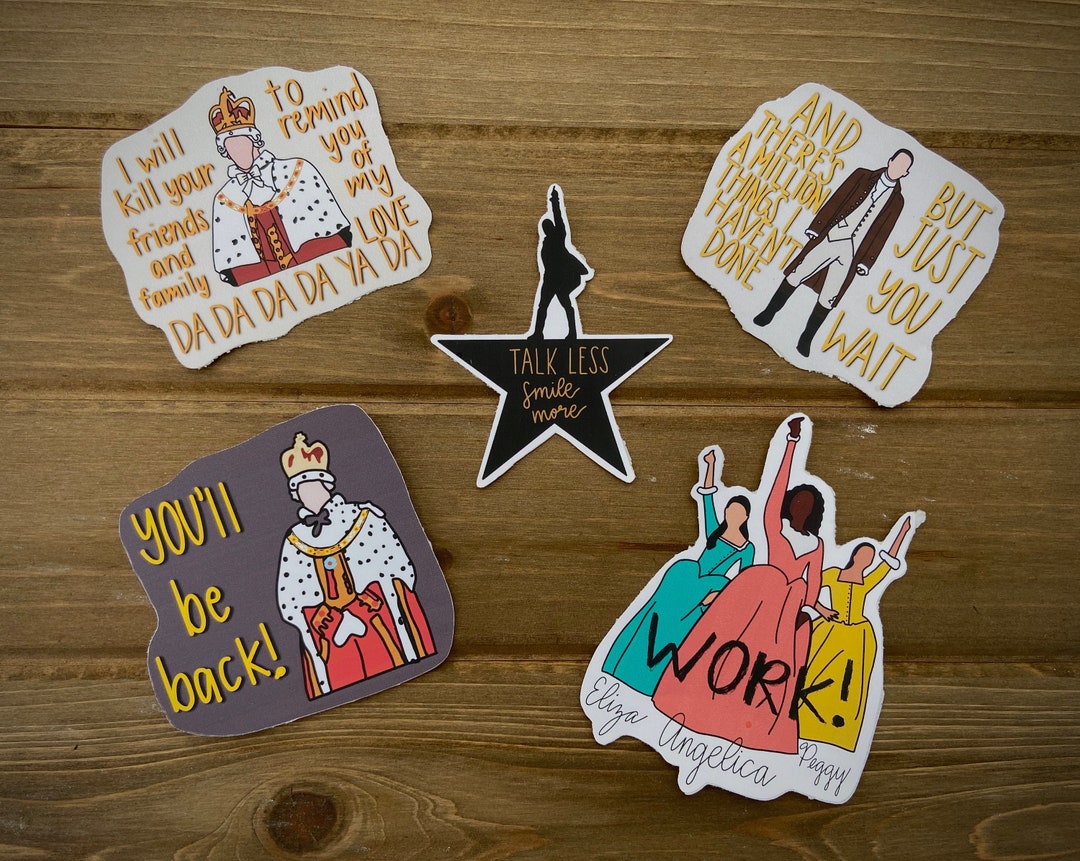 Hamilton Inspired Sticker Pack - Etsy