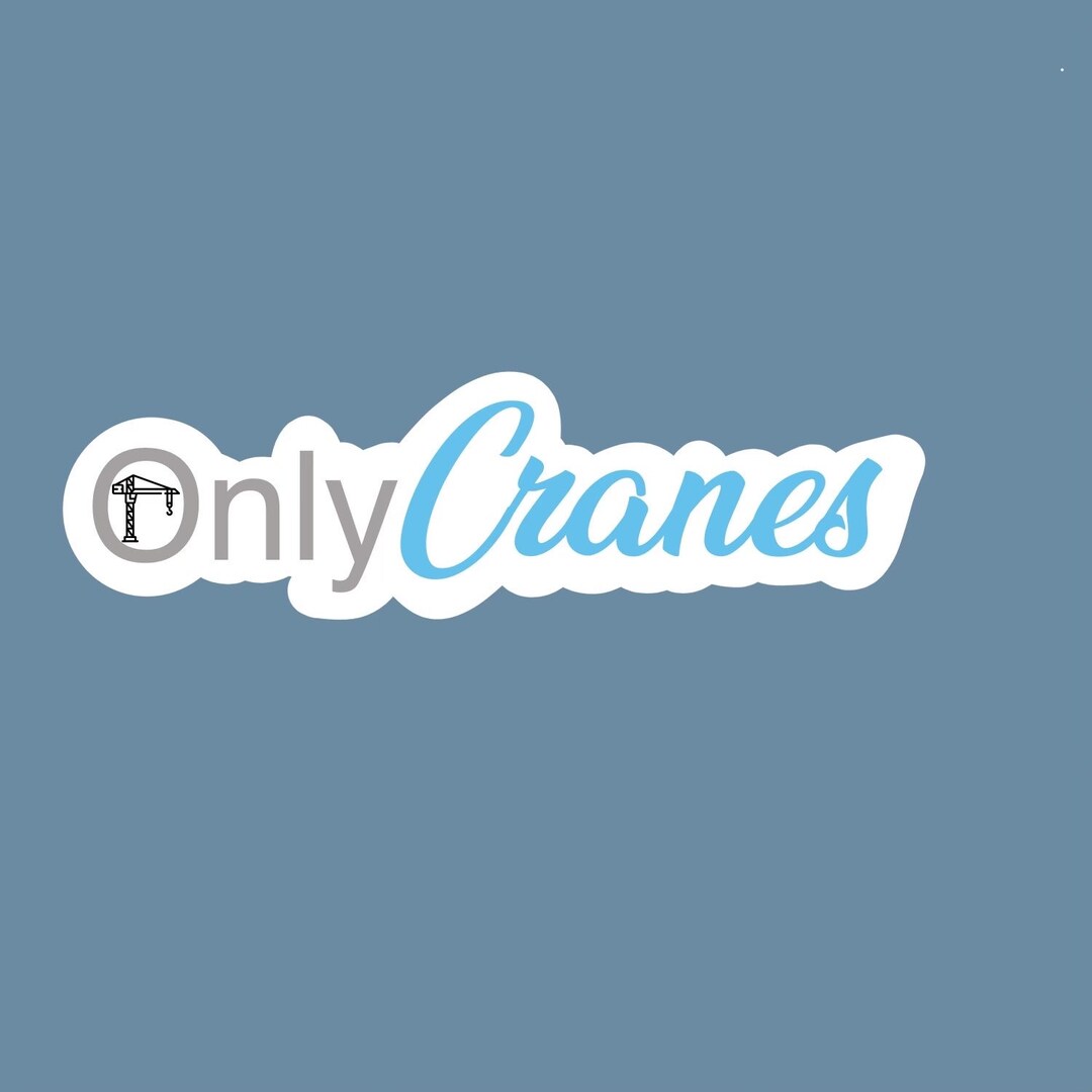 Only Cranes Waterproof Sticker - Etsy